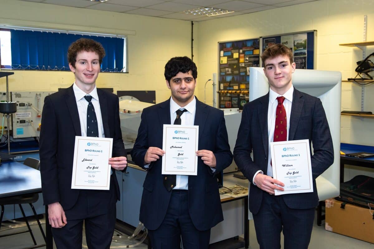 Going for Gold in Physics Olympiad | Oundle School
